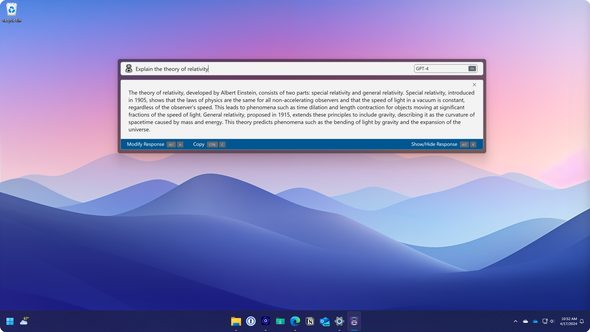 Stardock DesktopGPT: Bringing AI to Your Workflow